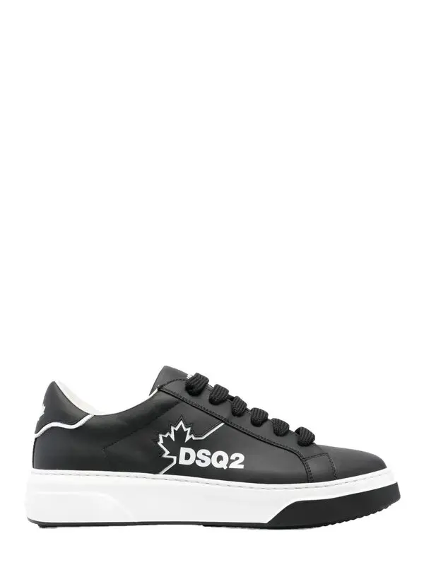 Dsquared2 Bumper Logo-print Sneakers - Black