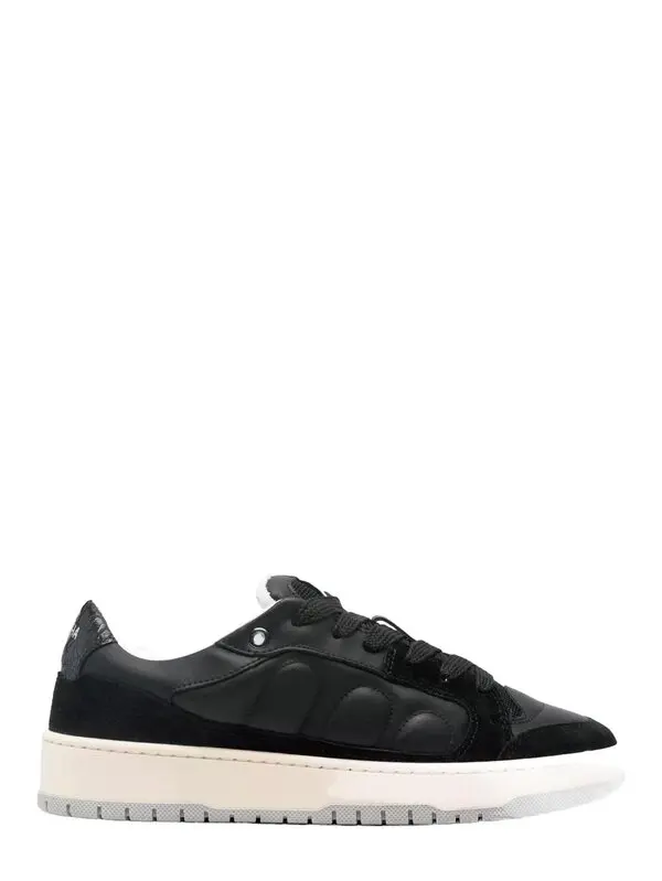SANTHA Leather Sneakers - Black