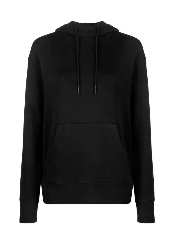 Vince Drawstring Pullover Hoodie - Black