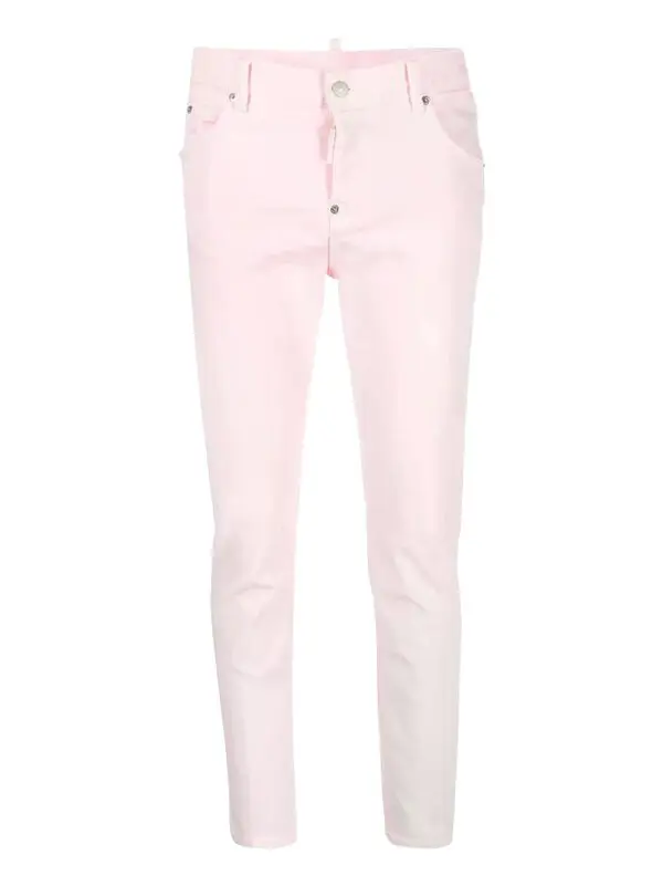 Dsquared2 Low-rise Tapered Jeans - Pink