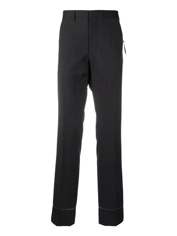 Ralph Lauren Purple Label Straight-leg Trousers - Grey