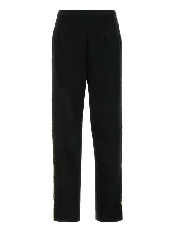 BODE Stripe-detail Tailored Trousers - Black