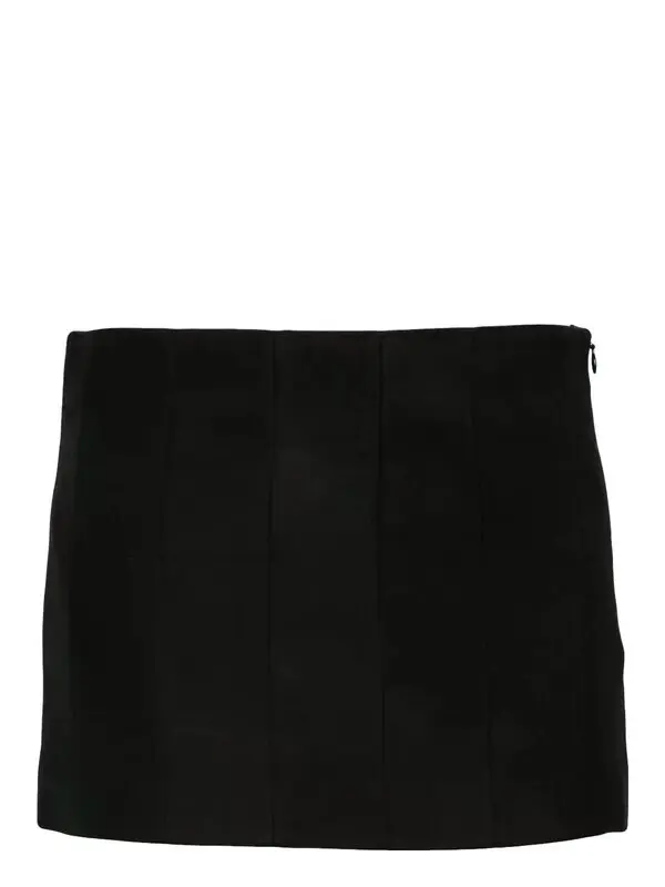Khaite The Meelar Mini Skirt - Black