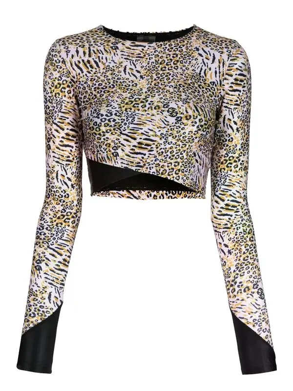 DUSKII Crossover Rash Top - Brown