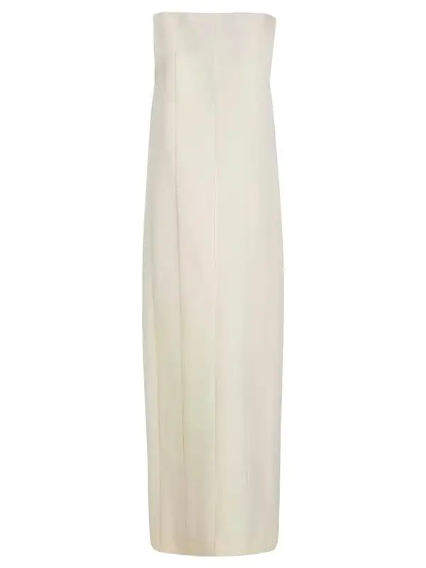 Khaite Boat-neck Dress - Neutrals