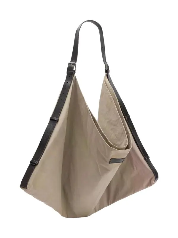 LEMAIRE Flag Shoulder Bag - Neutrals