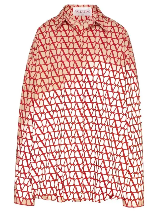 Valentino Garavani Toile Iconographe Shirtdress - Neutrals