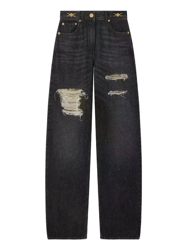 Versace Medusa '95 High-rise Jeans - Black