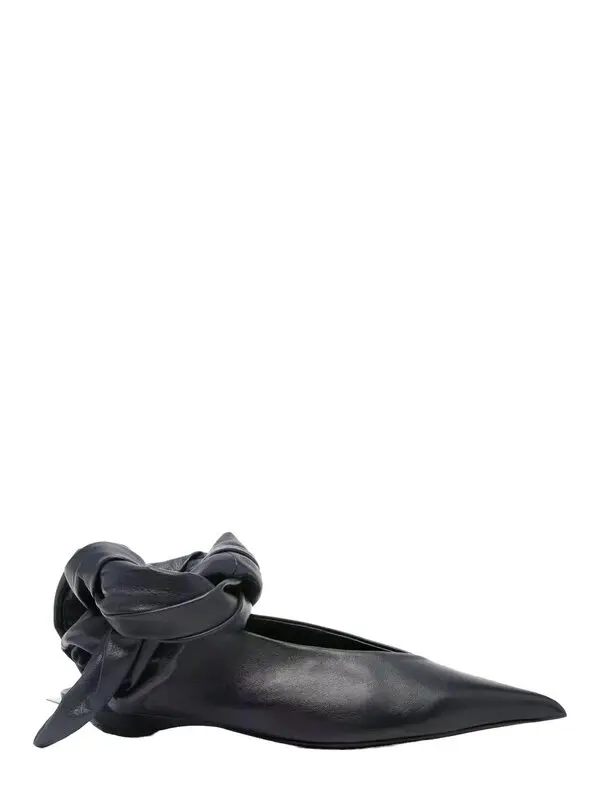 MUGLER Knot Fang Pumps - Blue