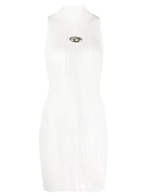 DIESEL® M-onervax Mock-neck Dress - Neutrals