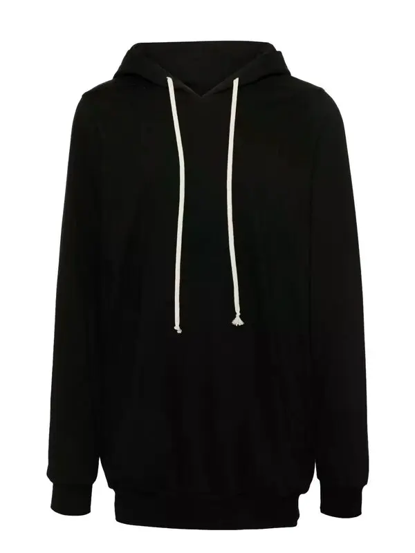 Rick Owens Organic Cotton Jersey Porterville Hoodie - Black