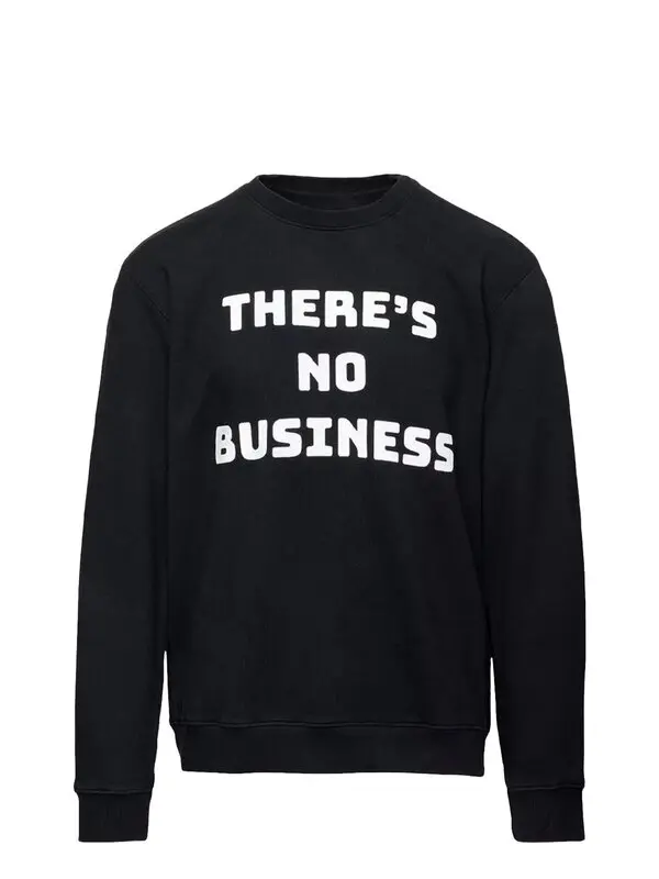 Aztech Mountain Slogan-print Sweatshirt - Black