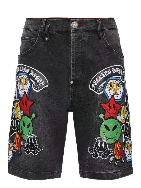 Philipp Plein Fermentera Shorts - Grey