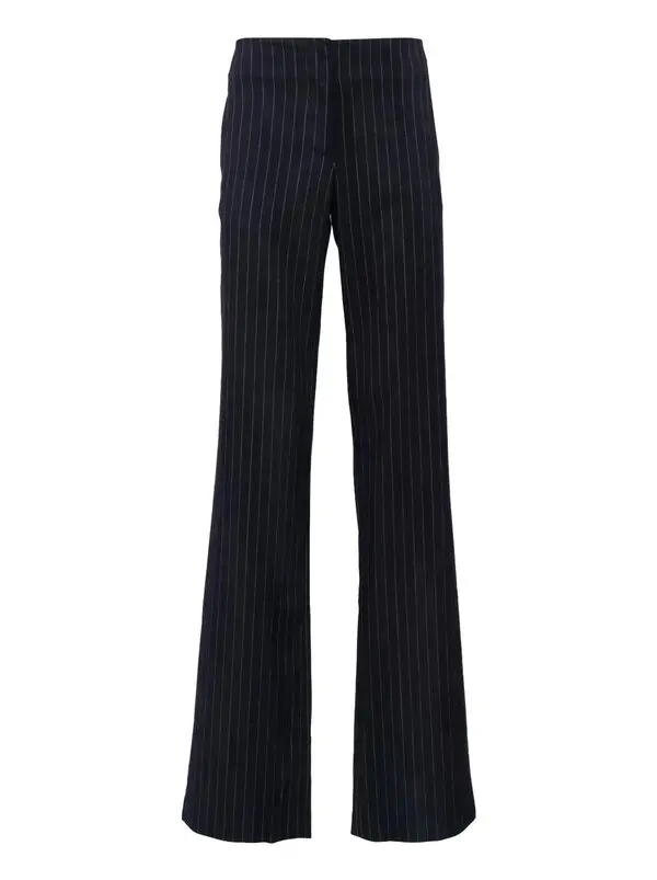 ENTIRE STUDIOS Pinstriped Pel Trousers - Blue