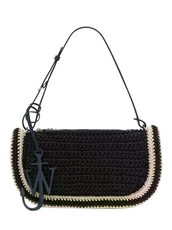 JW Anderson Bumper 15 Crochet Shoulder Bag - Blue
