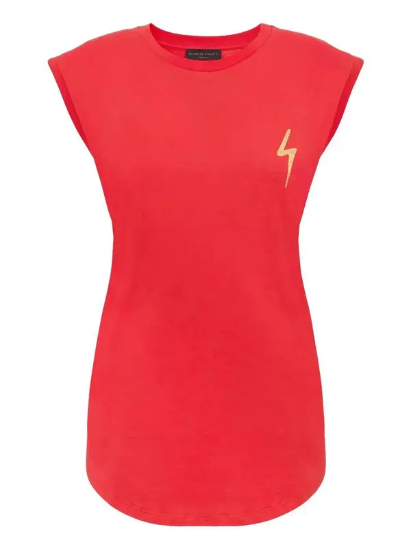 GIUSEPPE ZANOTTI Ursella Logo-embroidered Tank Top - Red