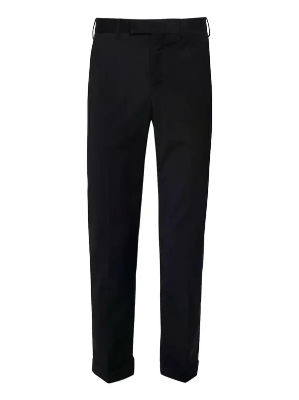 PT TORINO Travel Mid-rise Tapered Trousers - Blue