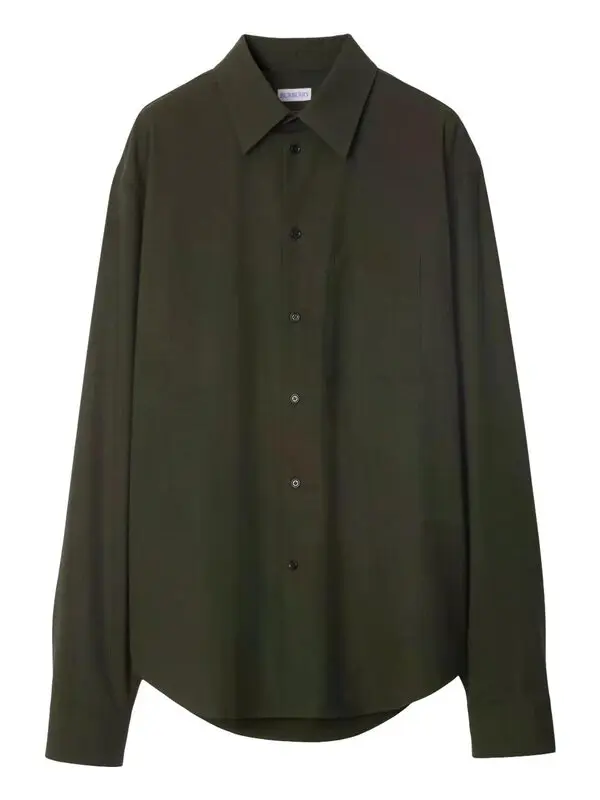 Burberry Long Sleeve Shirt - Brown