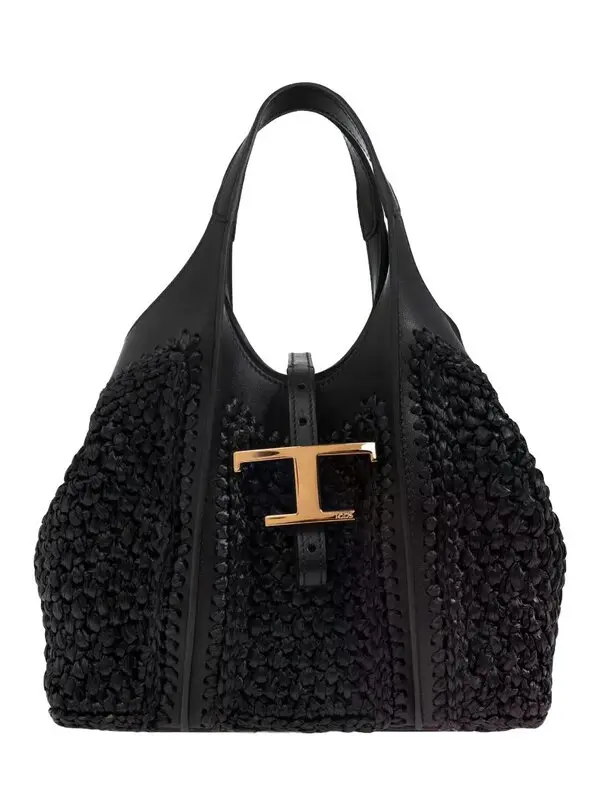 TOD'S T Timeless Tote Bag - Black
