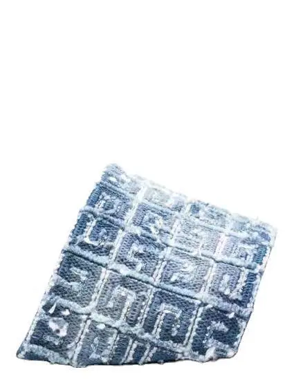 Givenchy 4g-monogram Distressed Slides - Blue