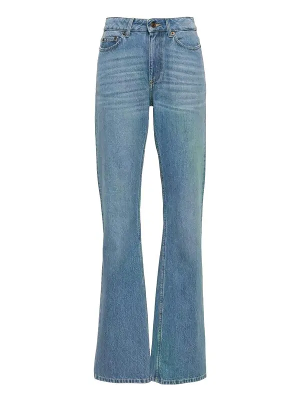 STOCKHOLM SURFBOARD CLUB High-rise Flared Jeans - Blue