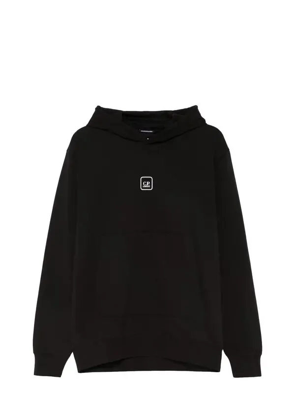 C.P. COMPANY Graphic-print Hoodie - Black