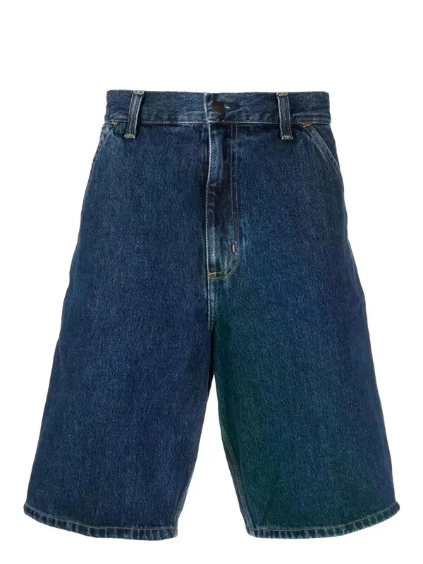 Carhartt Work In Progress Denim Cargo Shorts - Blue