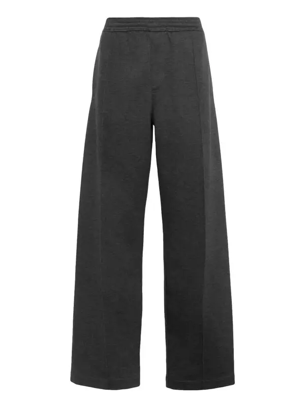 Givenchy Mélange-effect Track Pants - Grey