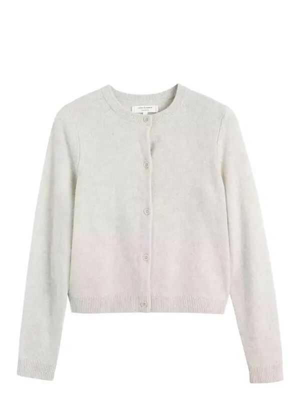 Chinti & Parker Cashmere Cropped Cardigan - Neutrals