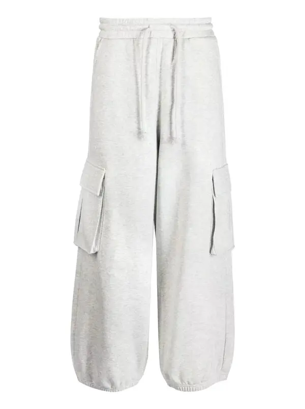 FIVE CM Logo-patch Cotton-blend Track Pants - Grey