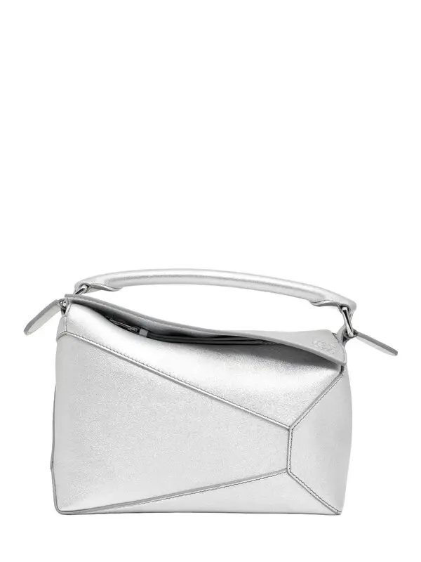 Loewe Small Puzzle Handbag - Silver
