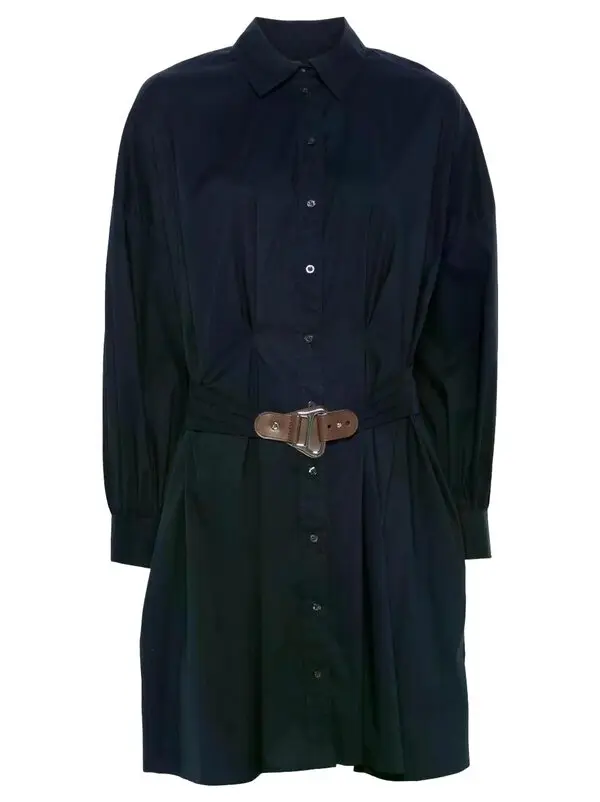 Ralph Lauren Pleated Mini Dress - Blue