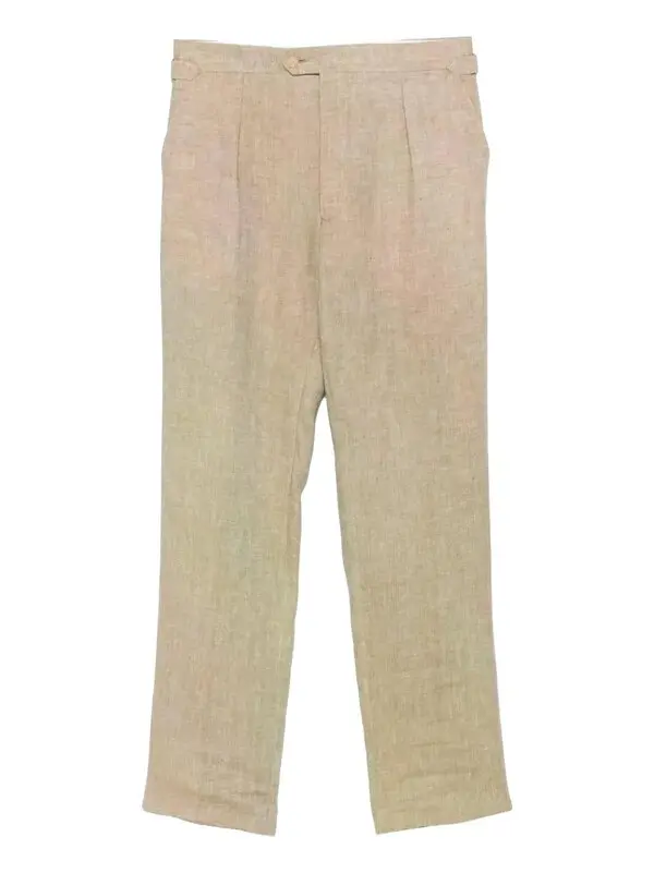 FURSAC Linen Trousers - Brown