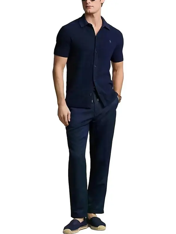 Polo Ralph Lauren Linen Trousers - Blue