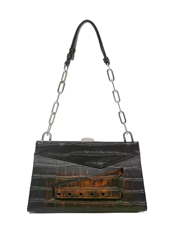 MAISON MARGIELA Snatched Shoulder Bag - Black