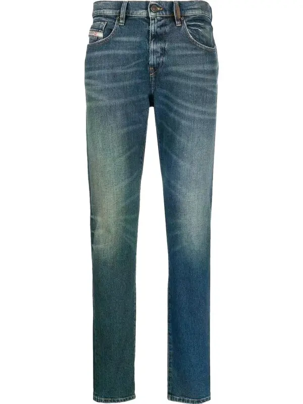 DIESEL® D-strukt Slim-cut Jeans - Blue