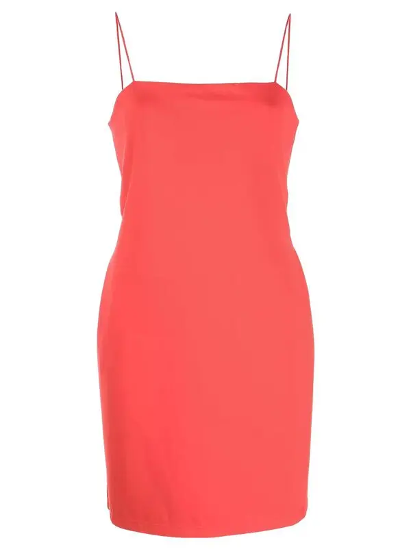 Alice + Olivia Nelle Spaghetti Strap Dress - Red