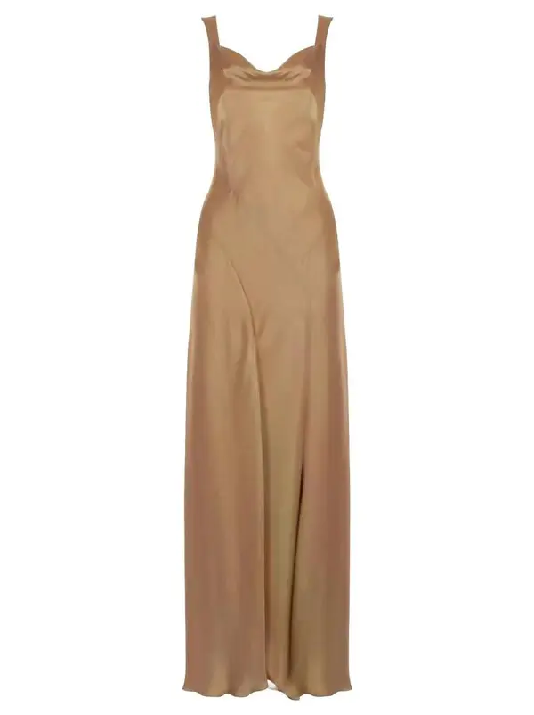 Alberta Ferretti Deepika Dress - Brown