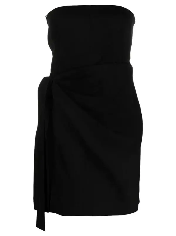 Gauge81 Natal Knot-detail Mini Dress - Black