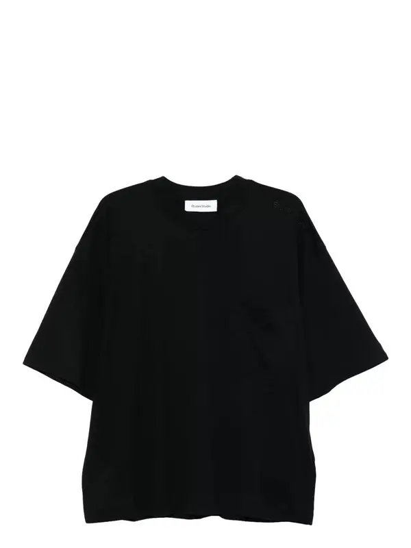 Études Studio Patch-pocket T-shirt - Black