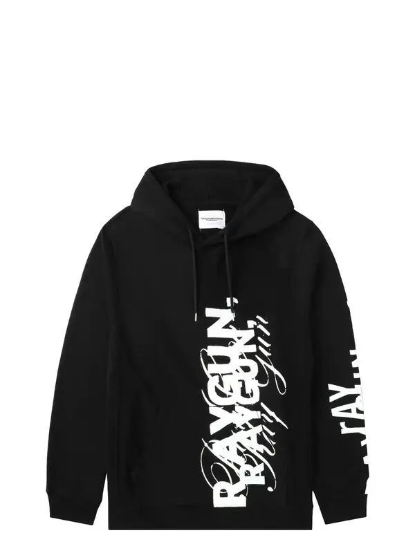 TAKAHIROMIYASHITA THESOLOIST. Letter-print Two-tone Hoodie - Black