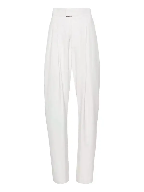 REV Enya High-waisted Tailored Trousers - Grey