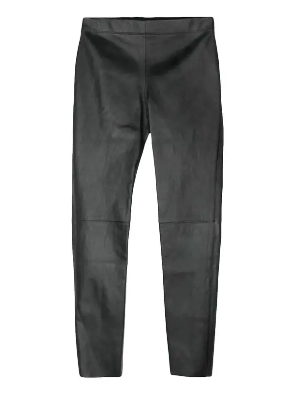 JOSEPH Leather Leggings - Black
