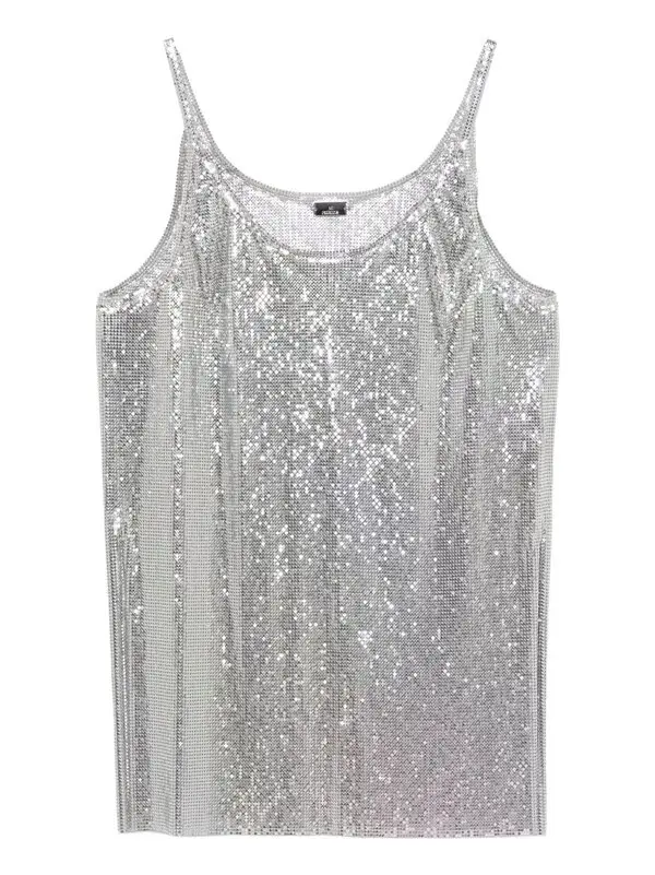 Rabanne Chainmail Tank Top - Silver