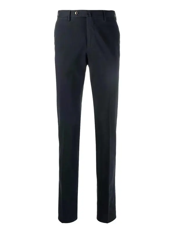 PT TORINO Straight Leg Chino Trousers - Blue
