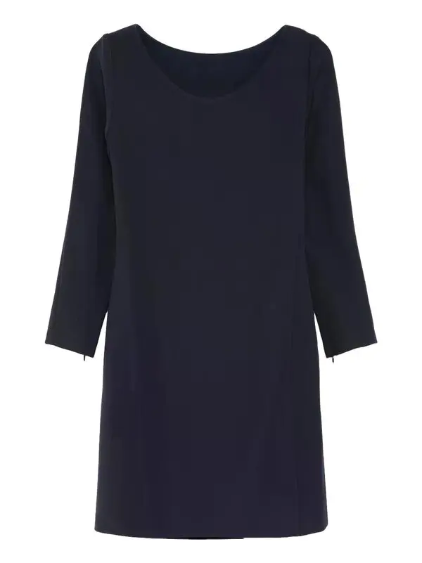 Emporio Armani Long-sleeve Mini Dress - Blue