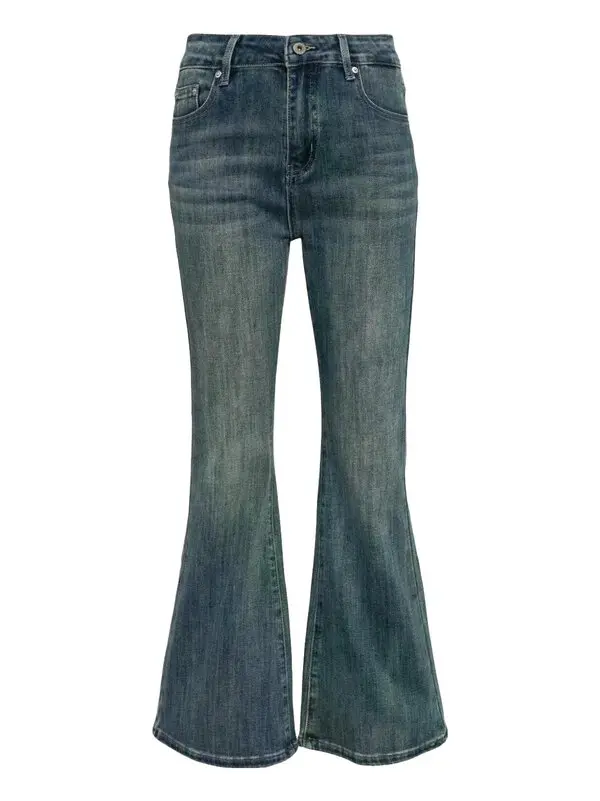 GROUND ZERO Flared Jeans - Blue