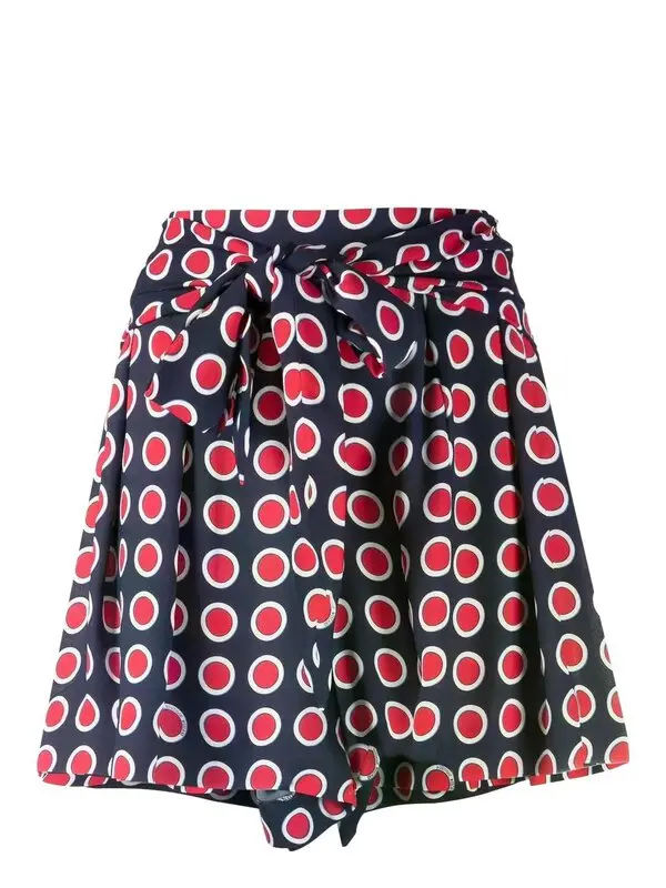 Moschino Geometric Tailored Shorts - Blue