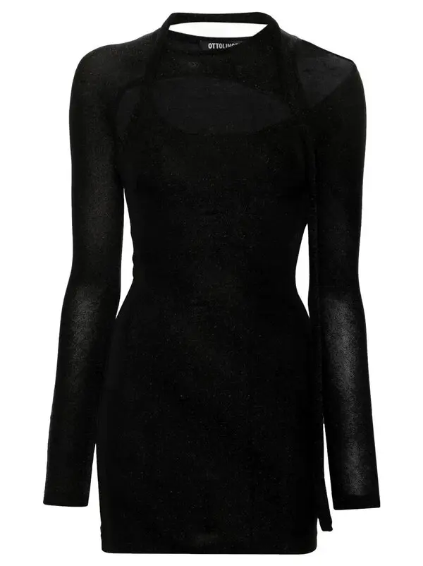 Ottolinger Cut-out Mini Dress - Black