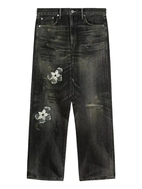 Yohji Yamamoto X Neighborhood Savage Jeans - Black